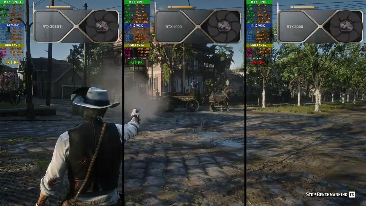 ریمستر بازی Red Dead Redemption 2 با کارت گرافیک RTX 4090